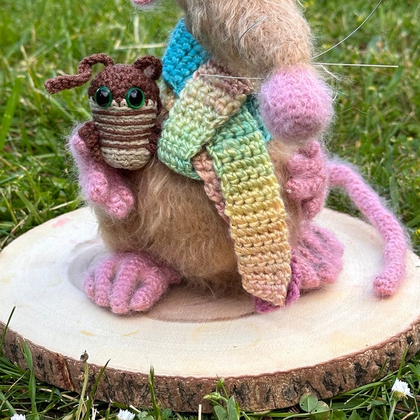 Crochet Rat & Cockroach, PDF PATTERN ONLY, Amigurumi Softie, Atticus ...