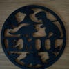Highland Cow Wall Clock Laser Cut Files, SVG File. Vector File Ai, Cdr ...
