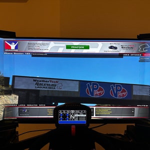 Sim Racing Dashboard Touchscreen Display Leds RPM Simhub, PSR GT 5.0 ...