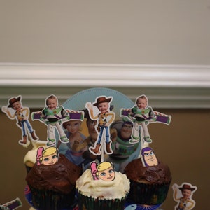 Pilot Custom Face Cupcake Toppers Airlines Pilot Graduation - Etsy