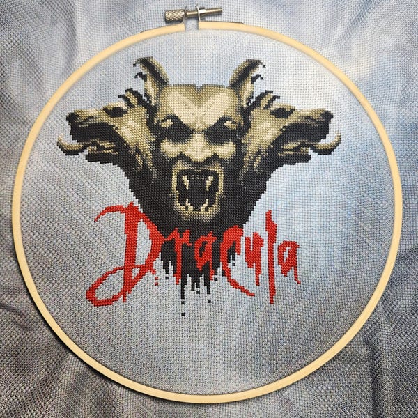 Vintage Haunted Carousel Cross Stitch Pattern Creepy, Beistle, Pumpkin ...