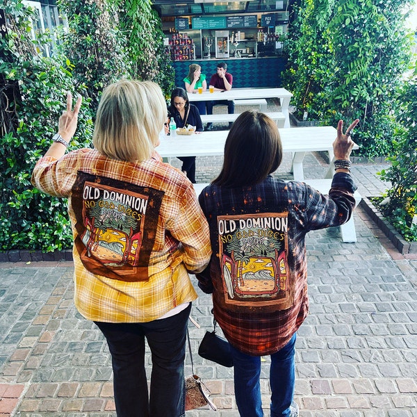 CUSTOM ORDER - Create Your Own Flannel Rework - Upcycled Flannel and T ...