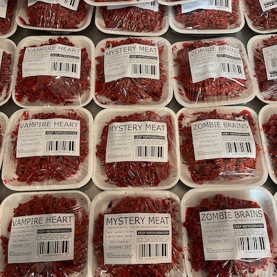 Meat Labels, Halloween Pranks, Fake Food Labels, Funny Food Labels, for ...
