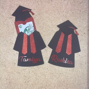Cap & Gown Graduation Gift Card Holder SVG File for Cricut Silhouette ...