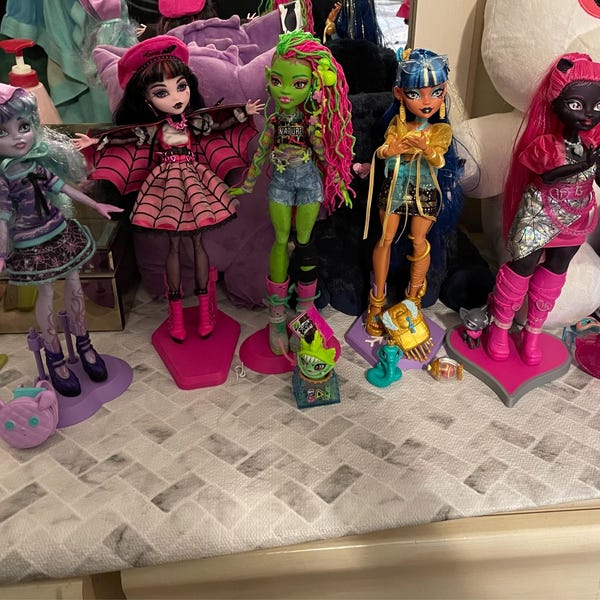 Stands by Willow Colorful Doll Stands Inspired by Barbie - Etsy