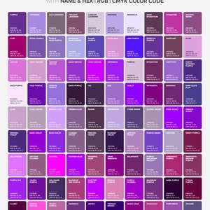 Cyberpunk Neon Color Palette, Futuristic Light Color, Procreate Palette ...