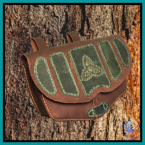 Medieval Belt Bag Leather Pattern PDF - Waist Bag Digital Template - Etsy