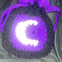 Sun and Moon Drawstring Pouch Crochet PDF PATTERN - Etsy Canada