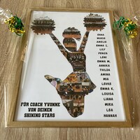 School Class Photo Collage, Year End Collage Gift for Teacher ...