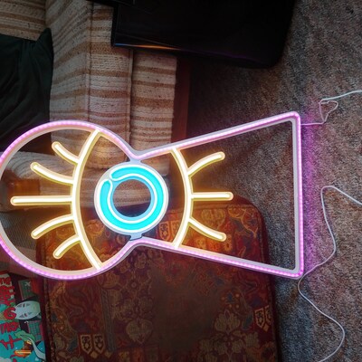 Vision Neon Wall Art, Led Neon Sign, Neon Wall Decor, Neon Wall Sign ...