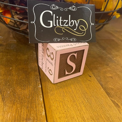 Personalized Baby Block New Baby Gift Birth Block Personalized Baby ...