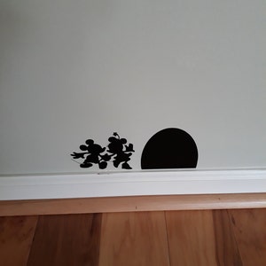 Mickey and Minnie Mouse Hole - Etsy