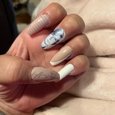 Full Set of Acrylic Nails.. BILLY EILISH inspired Any - Etsy