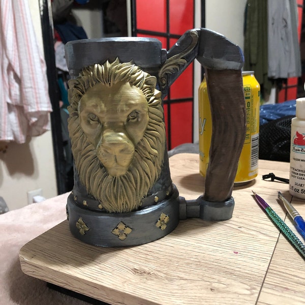 Lion's Brew - Mythic Mug Can Holder - Etsy