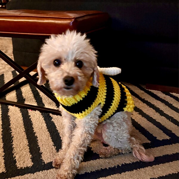 Bumblebee Dog Sweater / Halloween Costume Available in 4 Sizes - Etsy