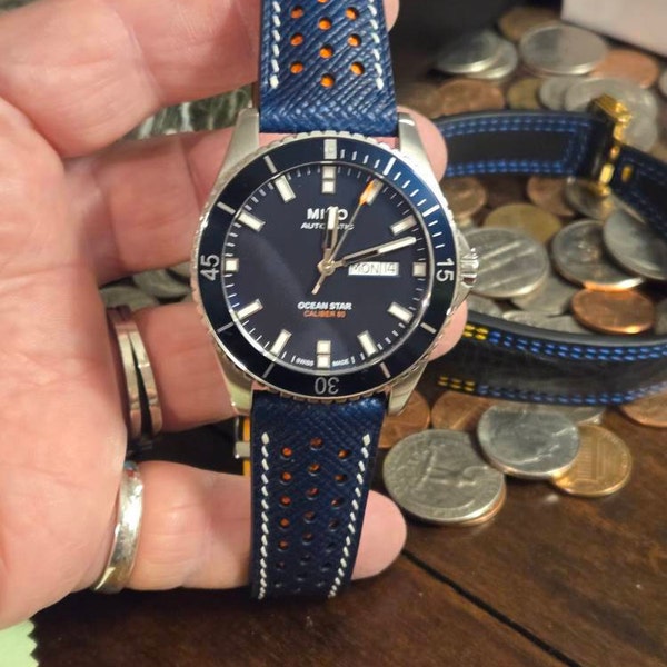 Navy Blue Swift for Blancpain X Swatch - Etsy