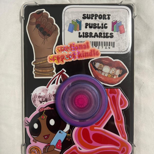 Sticker Matte Black Girl Sticker Grillz Sticker for Journaling Bullet ...