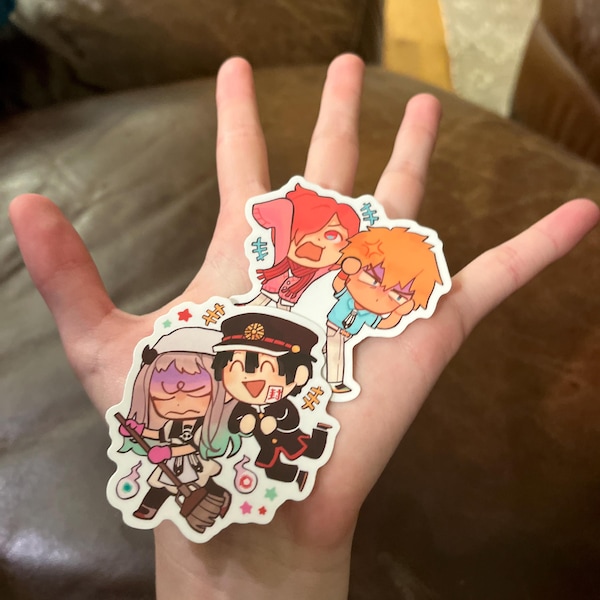 Toilet Bound Hanako-kun Clear Vinyl Stickers - Etsy