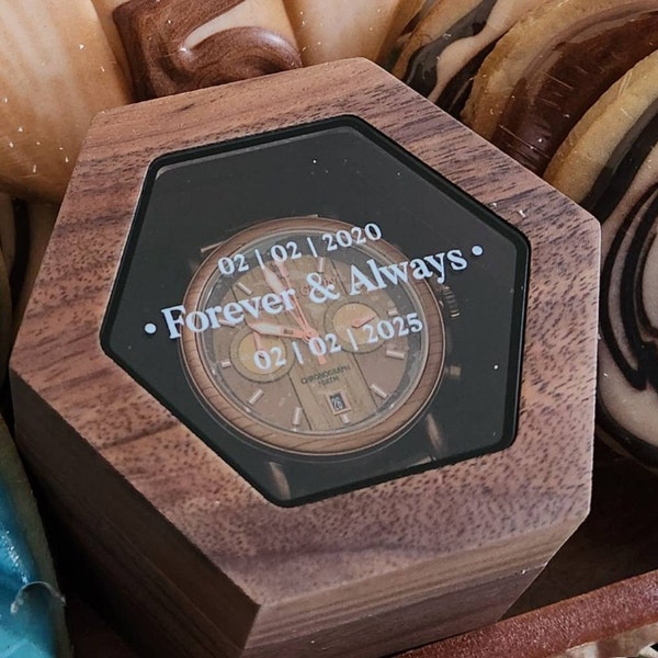 Wood & Acrylic Wedding Card Box (design 10) - Boho Wedding Decorations ...