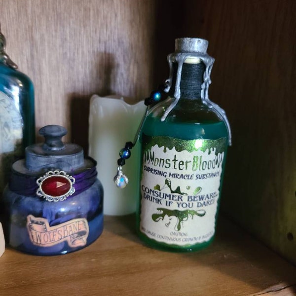 Goosebumps Themed Monster Blood Bottle - Etsy