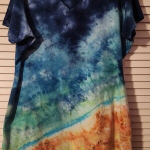 Geode Tie Dye Shirt, Psychedelic Clothing, Tye Dye Shirt, 50th Birthday ...