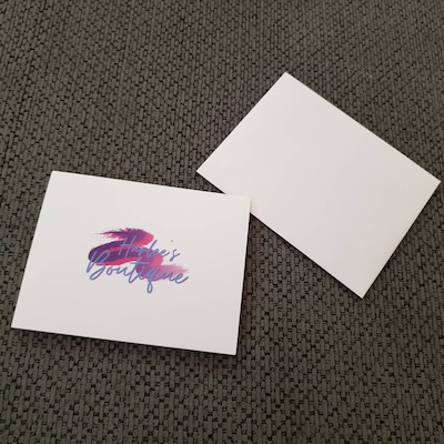 Branded Note Cards, Personalized Business Stationery, Corporate Note ...