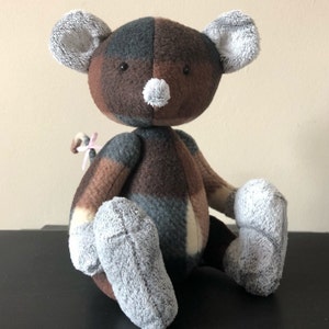 Jointed Stuffed Mouse PDF Sewing Pattern & Tutorial how to Sew a Toy ...