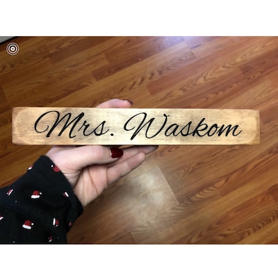 Personalized Desktop Name Sign, Teacher Gift, Reward Signs, Office ...