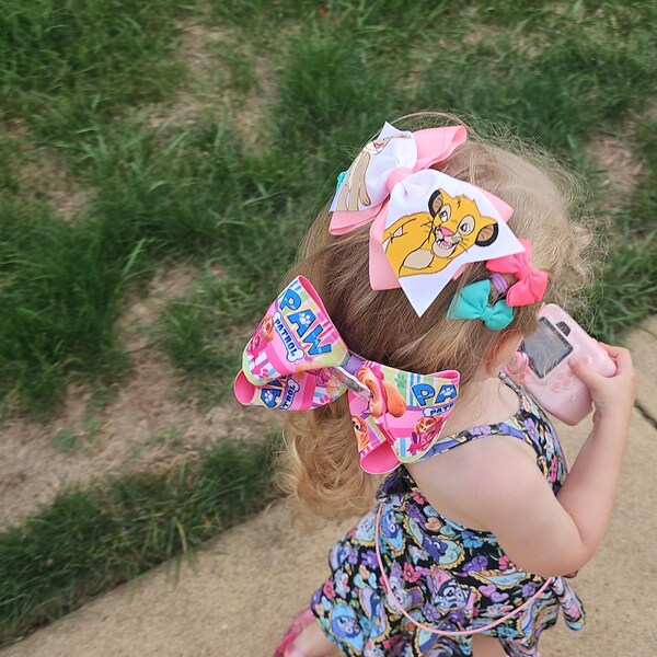 Halloween Themed Disney's Eeyore and Tigger Hand Painted Hair Bow ...
