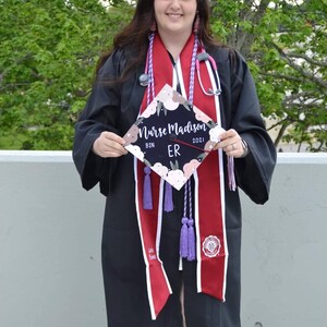 Digitally Made Custom Graduation Cap Topper. Thanks Mom and | Etsy