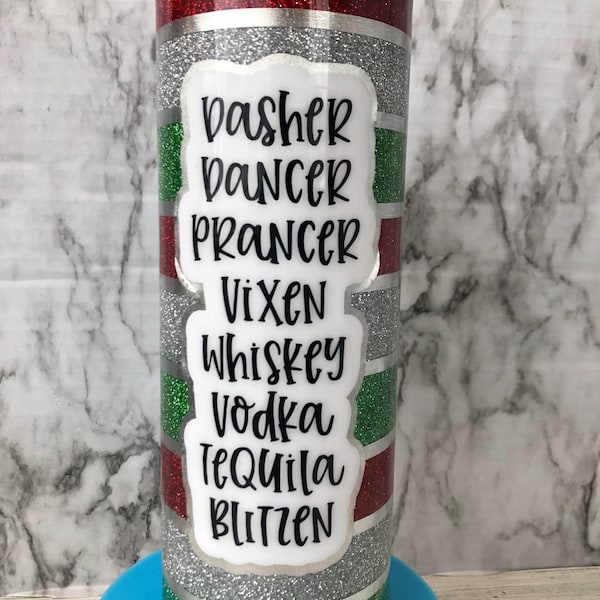 Reindeer Alcohol Svg Bundle, Reindeer Funny Names Svg, Drinking ...