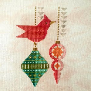 Bauble Birds - PDF Digital Download Cross Stitch Pattern - Etsy