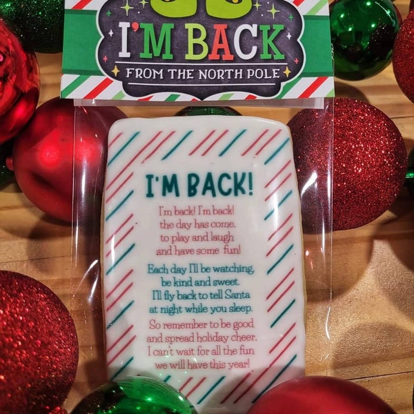 I'm Back! Elf Letter - Etsy