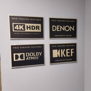 KEF Home Theater Sign - Etsy
