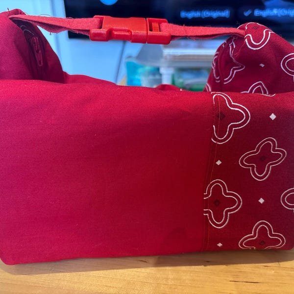 Insulated Bento Bag Sewing Pattern: Two Sizes (PDF Pattern) - Etsy