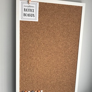 Extra Large Framed Cork Board Black Solid Wood Frame 102 X - Etsy UK