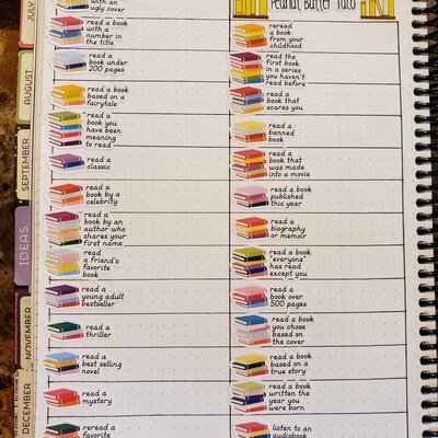 Reading Challenge Planner Stickers Reading Planner Stickers Reading ...