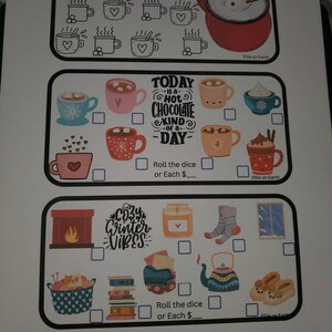 Hot Chocolate Winter Vibes Mini Cash Savings Challenge A6 Printable ...