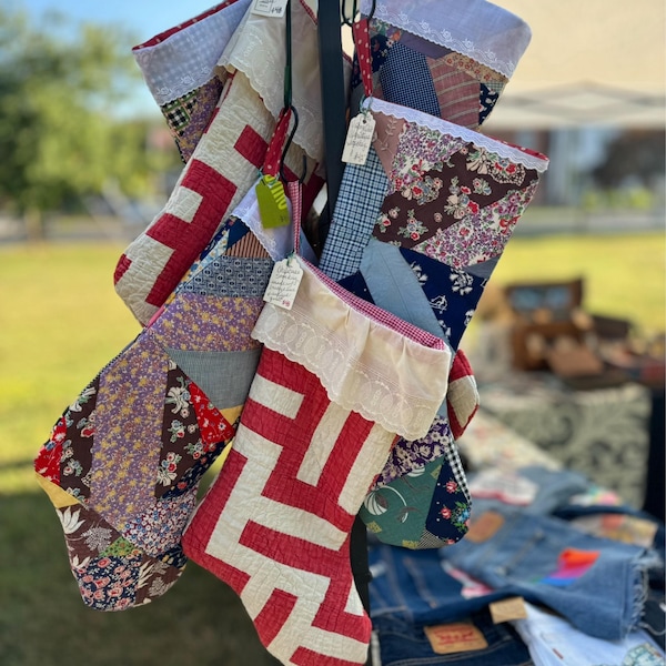 Christmas Stocking PDF Pattern | DIY Christmas Craft | Holiday Sewing ...