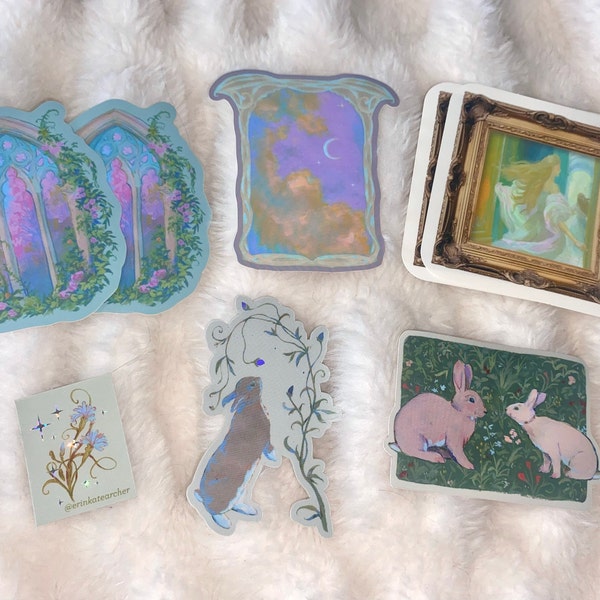 Daydream Window Vinyl Waterproof Sticker for Laptop, Sketchbook, Hydro ...