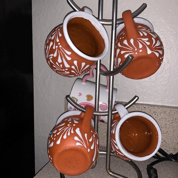 Mexico Blue Flower Talavera. Blue Talavera Mexican Tumblers Cups Set ...