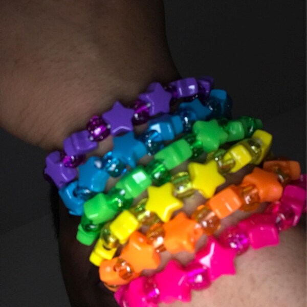 Mlp Kandi Necklace. Multiple Styles. Rave EDM EDC Rainbow PLUR Festival ...