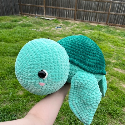 Crochet Jumbo Turtle human Size Pattern PDF Download Extra Large ...