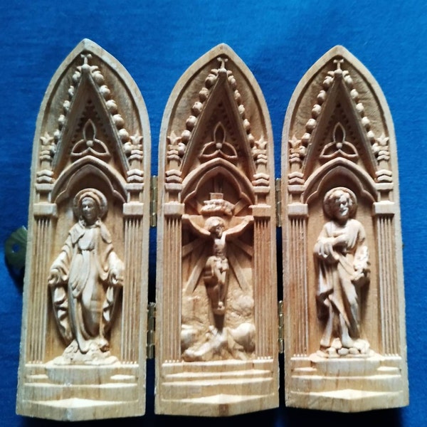 Portable Holy Family Religious Icon Prayer Altar Catholic Virgin Jesus ...