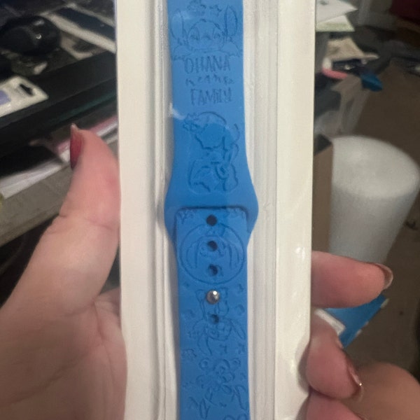 Stitch Ohana Means Family Silicone Samsung Galaxy Watch Band ...