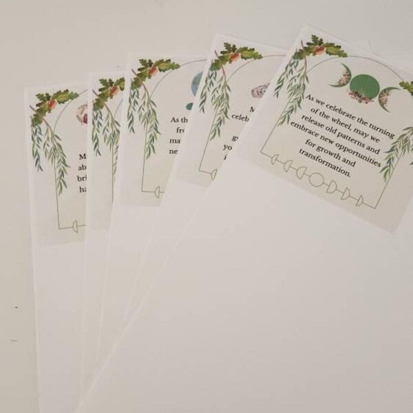 Black Cat Oracle Cards - Printable Notes - Witch Cat Meditation ...