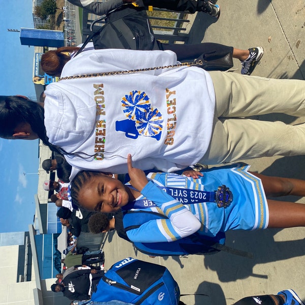 Gold to Blue Ombre Sublimation, Blue Yellow School Spirit, Blue and ...