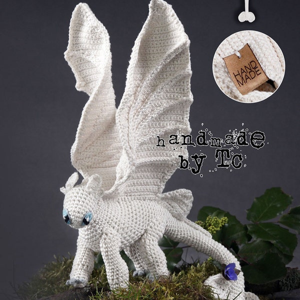 Lightfury How to Train Your Dragon PDF US Crochet Pattern (english) - Etsy