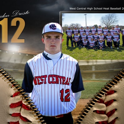 Baseball Memory Mates Photoshop Templates for Sports Teams and ...