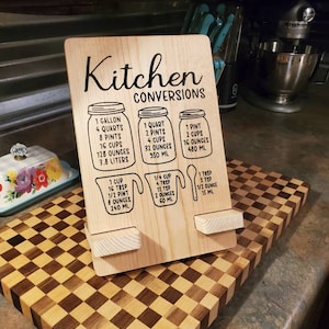 IPad Holder With Kitchen Conversions Digital CNC Carve Files - Etsy